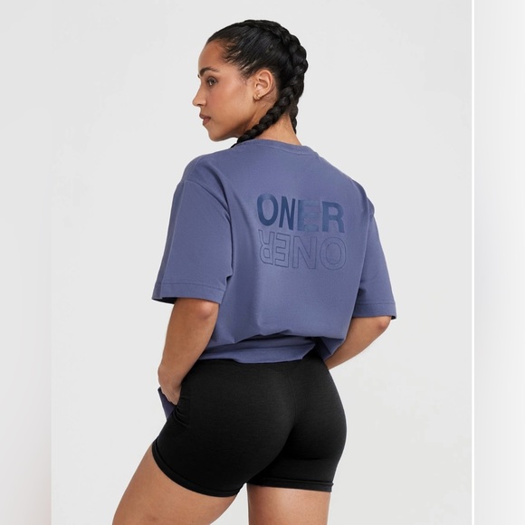 Oner Active | Tops | Oner Active Graphic Oversized Mirror Tshirt Xs ...
